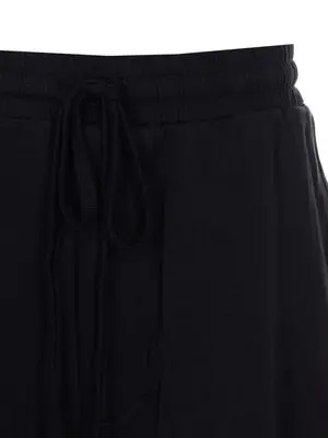 THOM KROM Drawstring Shorts - Black