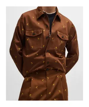 Hugo Boss Floral Embroidery Shirt