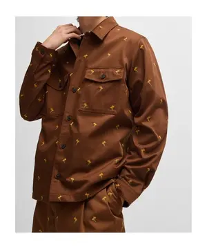 Hugo Boss Floral Embroidery Shirt