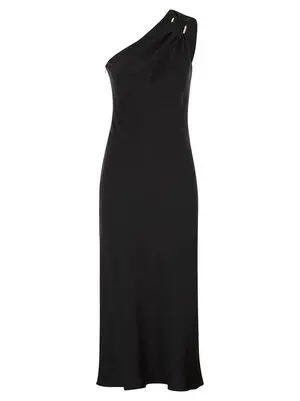 Max Mara Max Mara Studio One-Shoulder Cut-Out Maxi Dress No