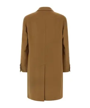 Tagliatore Mid Length Double Breasted Coat - Beige