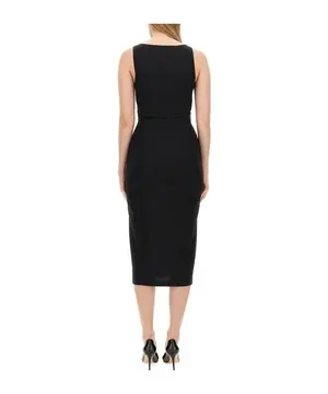 Moschino Sleeveless Cut-out Midi Dress