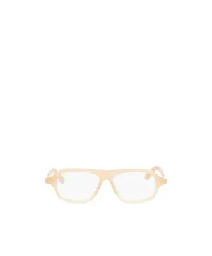 Jacquemus Full Rim Round Frame Eyeglasses - White