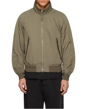 TOM FORD Long-sleeved Zip-up Jacket - Gray