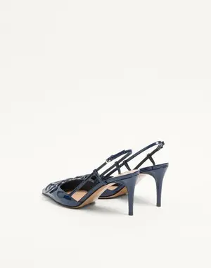 Valentino Garavani Vlogo Signature Slingback Pumps - Blue