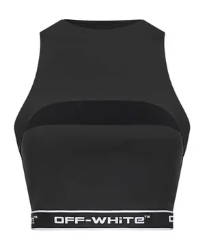Off-white Sleeveless Activewear For Women