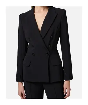 Elisabetta Franchi Satin Bands Crêpe Jacket