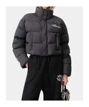 Amiri Padded Jacket With Bone Detail