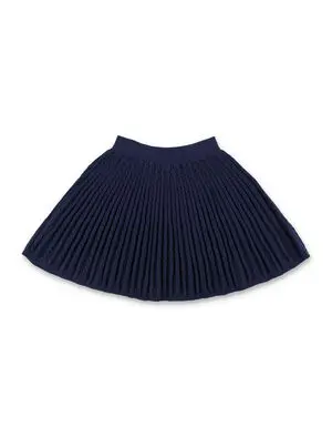 Polo Ralph Lauren Striped Knit Top And Midi Skirt Set