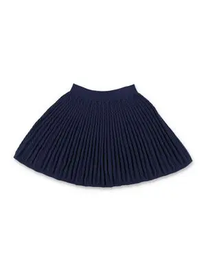 Polo Ralph Lauren Striped Knit Top And Midi Skirt Set