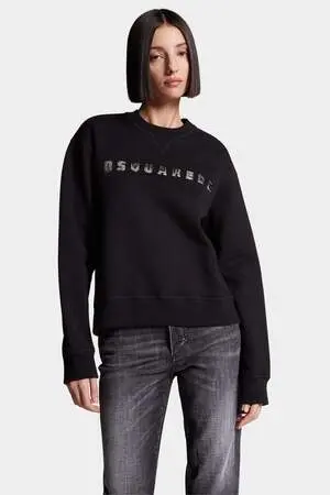 Dsquared2 Logo Detailed Crewneck Sweatshirt