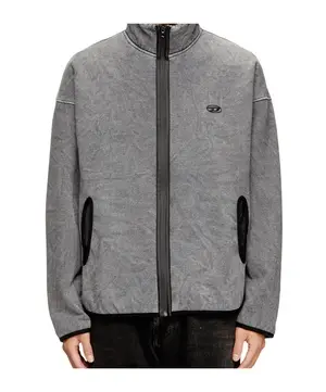 DIESEL® S-baty-new Zip-up Sweatshirt - Grey