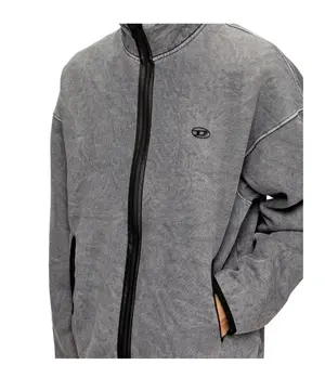 DIESEL® S-baty-new Zip-up Sweatshirt - Grey