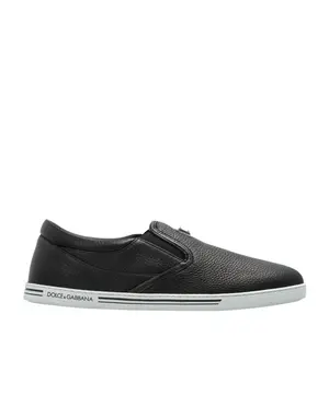 Dolce & Gabbana Saint Tropez Round Toe Sneakers - Black