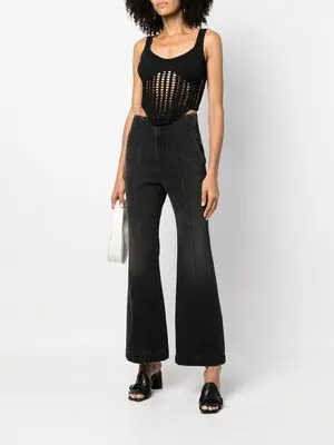 AMBUSH High-waisted Flared Jeans