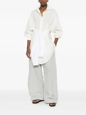 MAISON MARGIELA Elasticated Waist Wide-leg Trousers