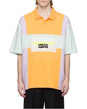 Martine Rose Oversized Panelled Polo - Multicolor