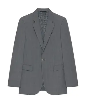 Givenchy 2g Clip Slim-fit Jacket - Medium Gray