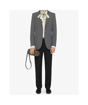Givenchy 2g Clip Slim-fit Jacket - Medium Gray