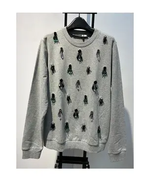 Sportmax Embellished Round-neck Long-sleeve Sweatshirt