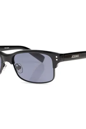Jacquemus Rectangle Frame Sunglasses - Black