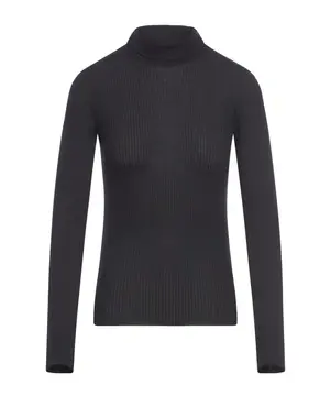 Sportmax Turtleneck Long-sleeved Jumper - Black