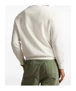 Polo Ralph Lauren Crewneck Sweatshirt With Graphic Detail - White