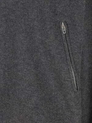 Balenciaga Half-zip Knitted Jumper With Zip Pockets - Grey