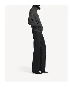 Balenciaga Half-zip Knitted Jumper With Zip Pockets - Grey