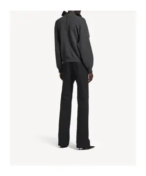 Balenciaga Half-zip Knitted Jumper With Zip Pockets - Grey