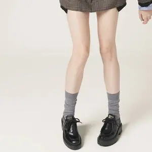 Miu Miu Lace-up Flat Shoes