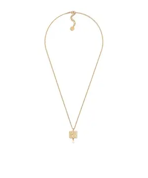 Dior Miss Logo Necklace - Gold