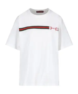 GUCCI Gucci Logo Printed Crewneck T-Shirt