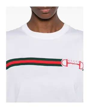 Gucci Logo Printed Crewneck T-shirt