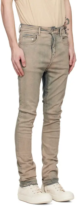 Rick Owens Slim-cut Cotton Jeans