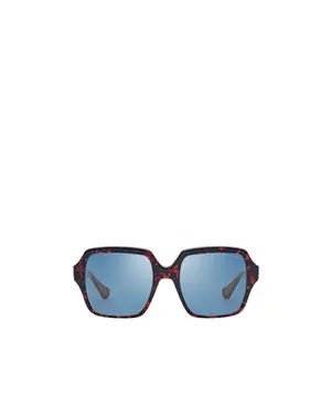 Dita Luzpa Hexagon Frame Sunglasses - Blue
