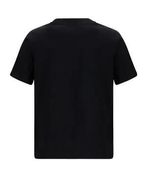 Burberry Logo Printed Crewneck T-shirt - Black