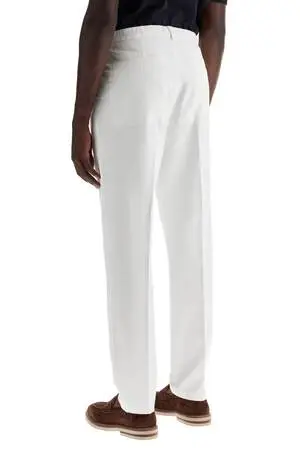 Brunello Cucinelli Straight-leg Twill Gabardine Trousers