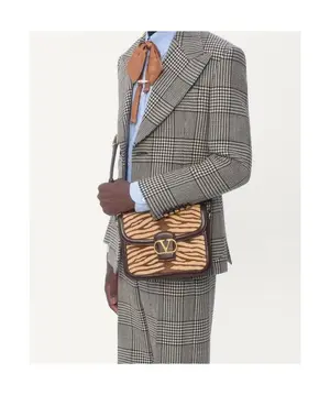 Valentino Garavani Foldover Top Messenger Bag