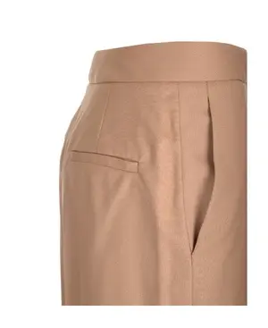 Fabiana Filippi Pleated Zipper Casual Pants