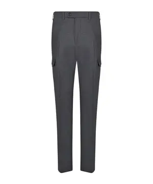 Incotex Flannel Cargo Trousers - Grey