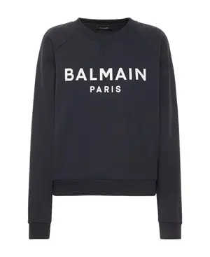 Balmain Paris Logo Crewneck Sweater