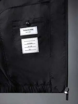 Thom Browne 4-bar Stripe Zipped Jacket - Black