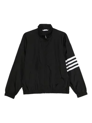 Thom Browne 4-bar Stripe Zipped Jacket - Black