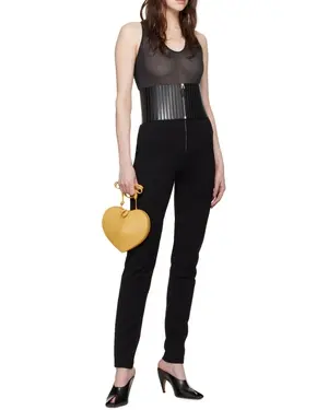ALAÏA Alaïa Dart Detailed Twill-Weave Leggings