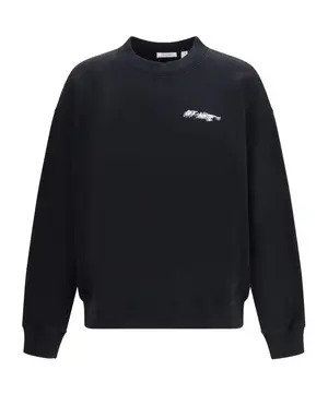 Off-White Logo Crewneck Sweatshirt - Black