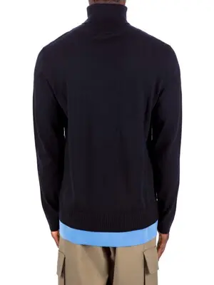 Off-White High Neck Long Sleeve Jumper