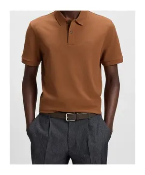 Hugo Boss Pin Buckle Leather Belt - Dark Brown