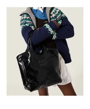 Miu Miu Ivy Tote Bag - Black