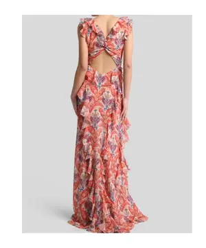 Etro Sleeveless Ruffled Maxi Dress